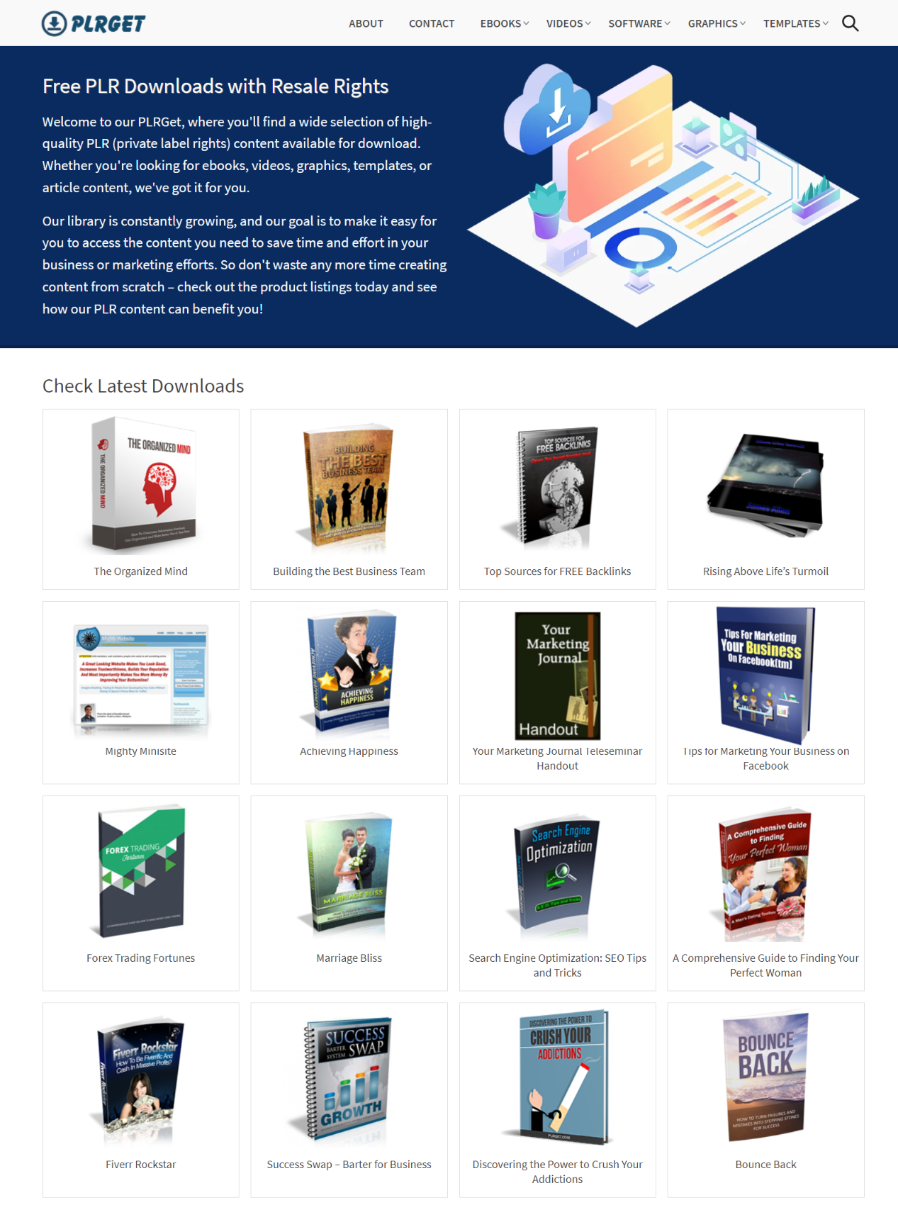 Free PLR Downloads | PLR and MRR Products | PLRGet